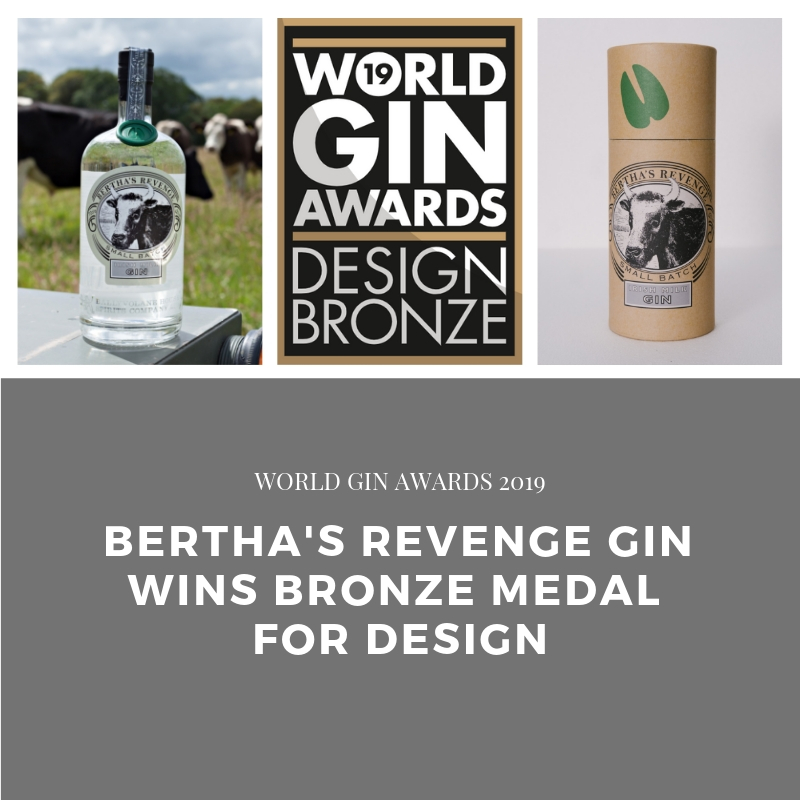 World Gin Awards 2019 - Bronze Medal Design for Bertha's Revenge Gin ...