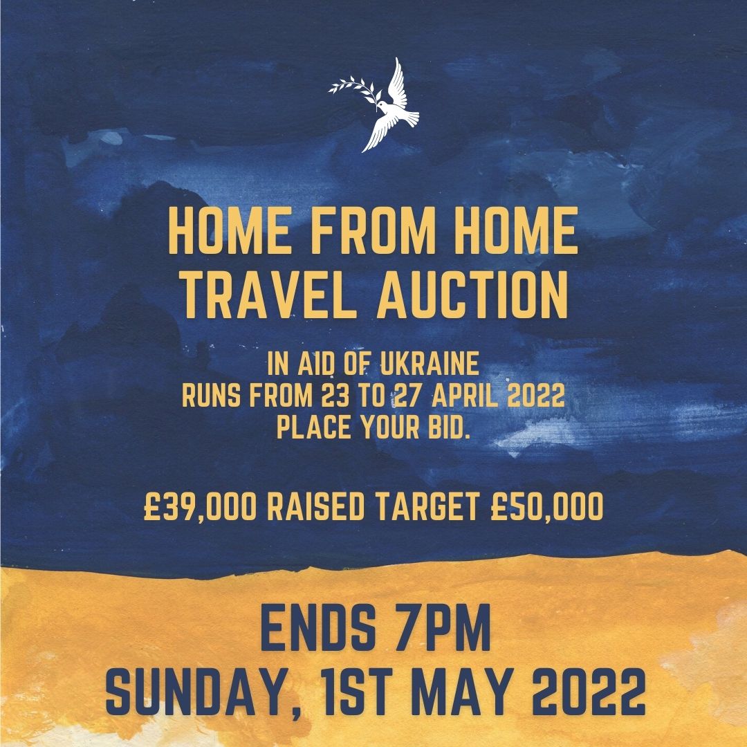 Home from Home Travel Auction in aid of Ukraine - News from Ballyvolane ...