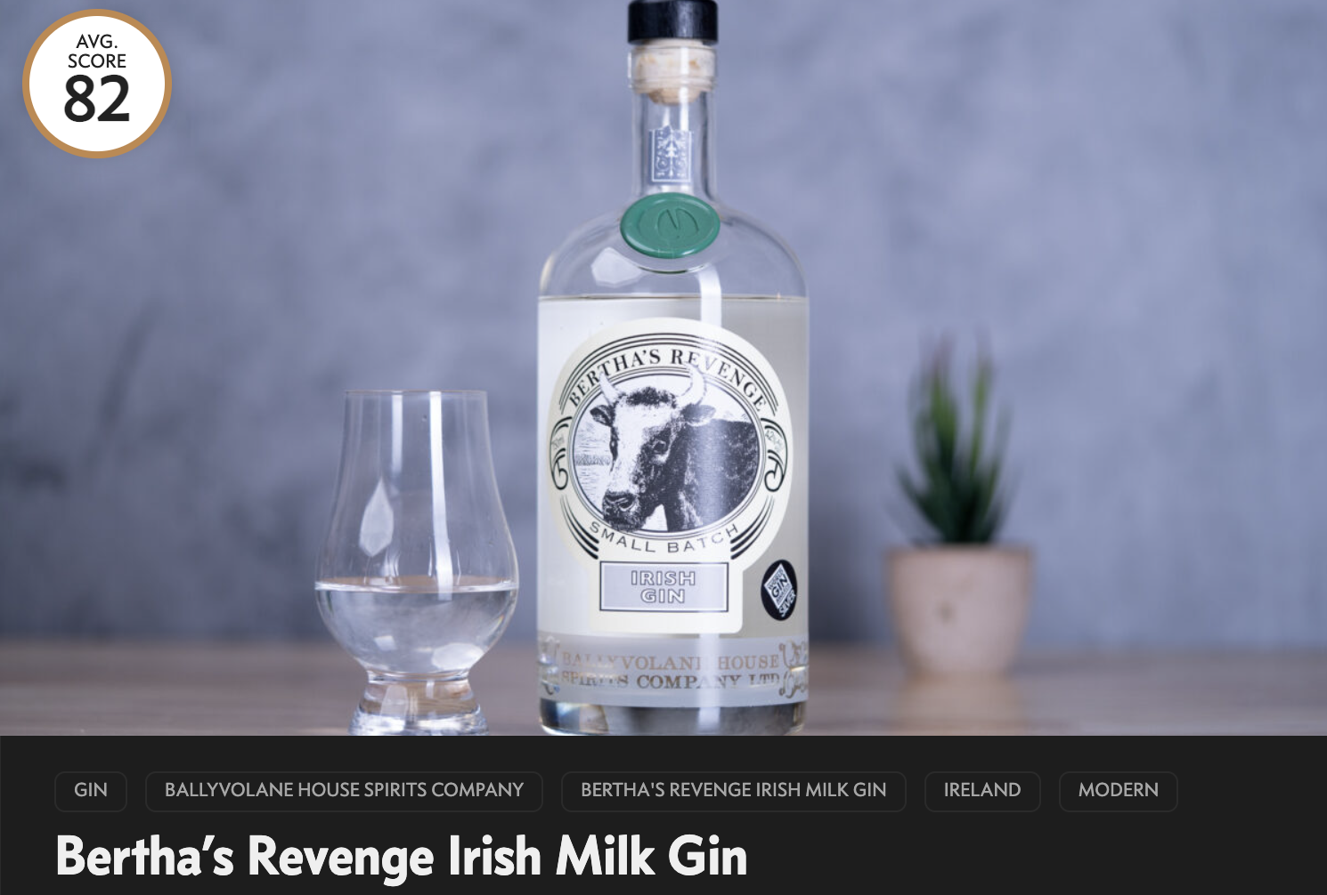 Gin Raiders Review of Bertha - News from Ballyvolane House Spirits Company